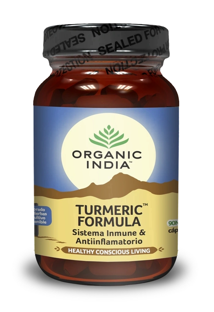 Turmeric Formula 90caps Ayurveda - Organic India | Halalaya